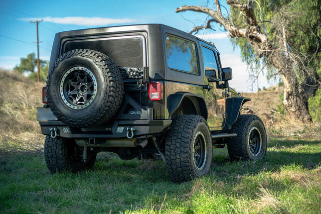 DV8 Offroad RBJK-13 MTO Series Rear Bumper for 07-18 Jeep Wrangler JK ...