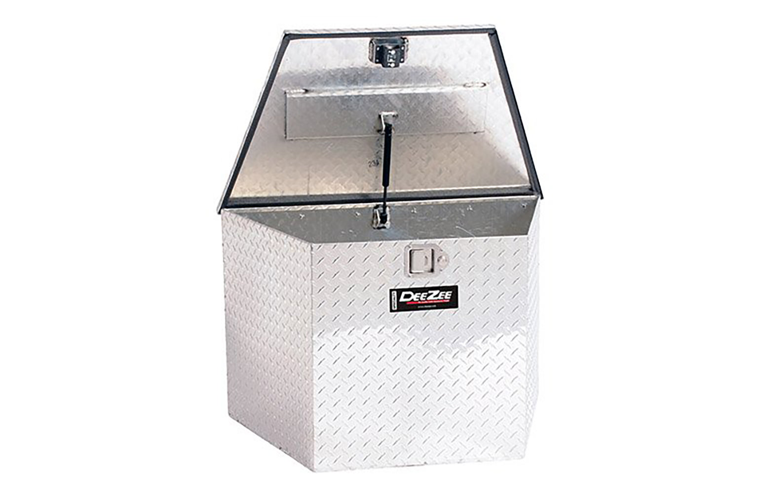 Dee Zee Lockable Brite-Tread Finish Triangle Trailer Box Large Size ...