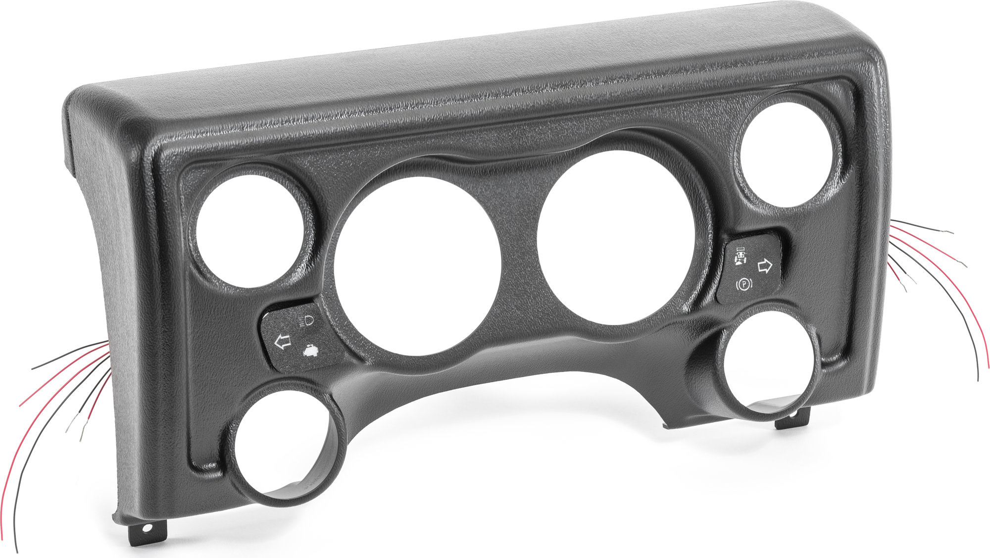 Gauge Works 90011 6 Gauge Direct Fit Dash Panel for 97-06 Jeep Wrangler ...