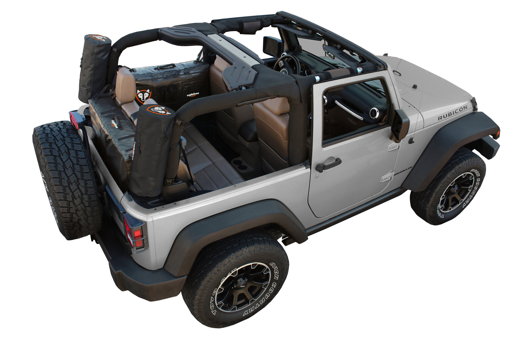 Rightline Gear 4x4 Side Storage Bag for 07-18 Jeep Wrangler JK 2 Door ...
