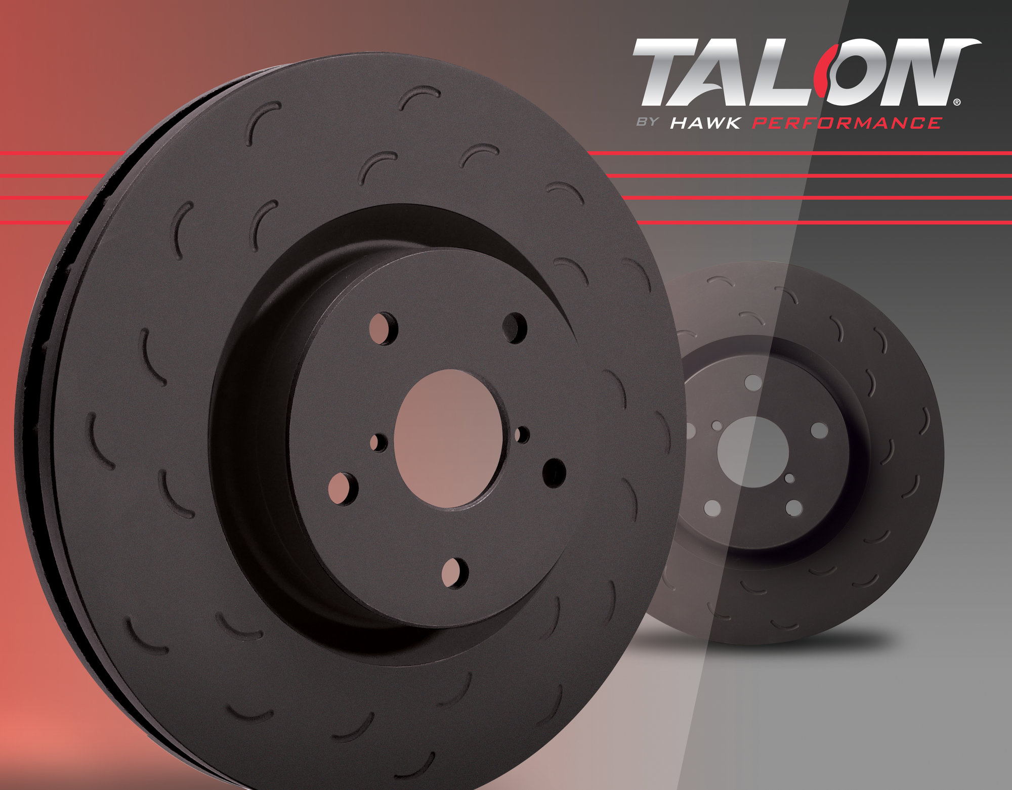 Hawk® Performance Talon Slotted Brake Rotors for 11-18 Jeep Grand ...