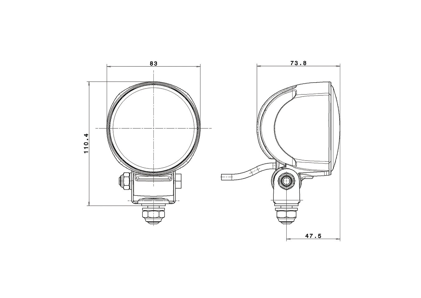 Hella H15176201 Micro 70 LED Driving Light Kit | Quadratec