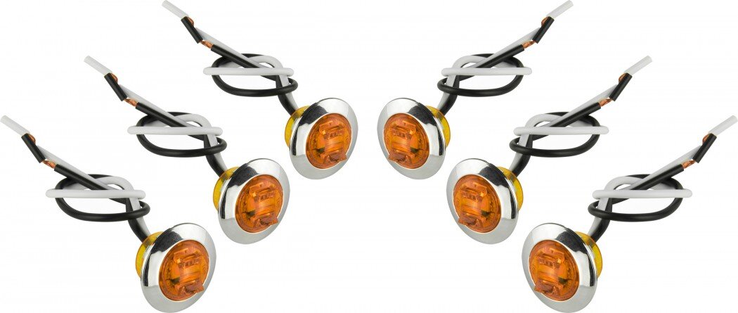 Hopkins Towing Solutions 6 Pack 3/4" LED Round Clearance/Side Marker ...