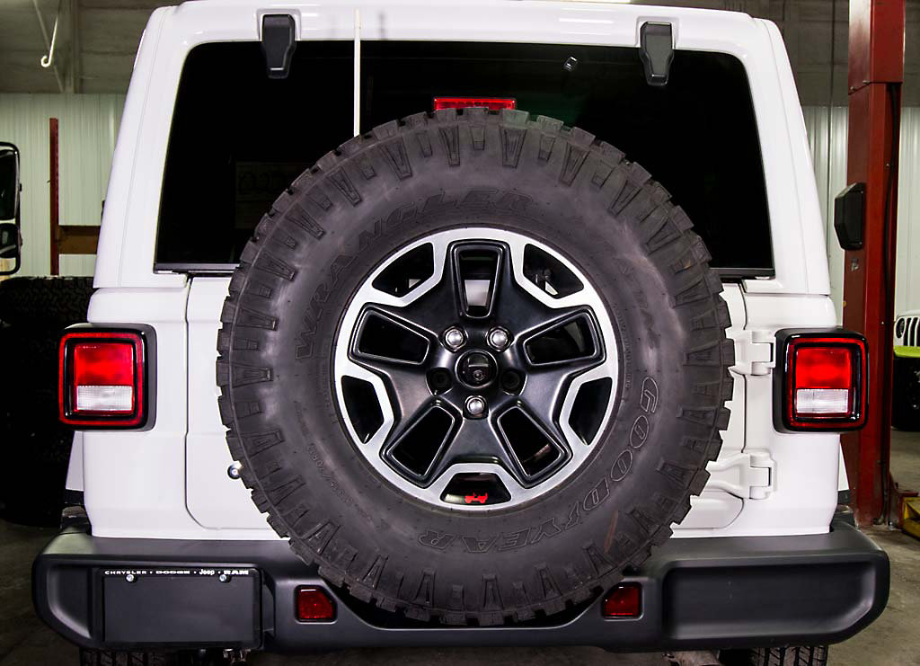 JCR Offroad JLTCR-PC Factory Tire Carrier Riser for 18-20 Jeep Wrangler ...