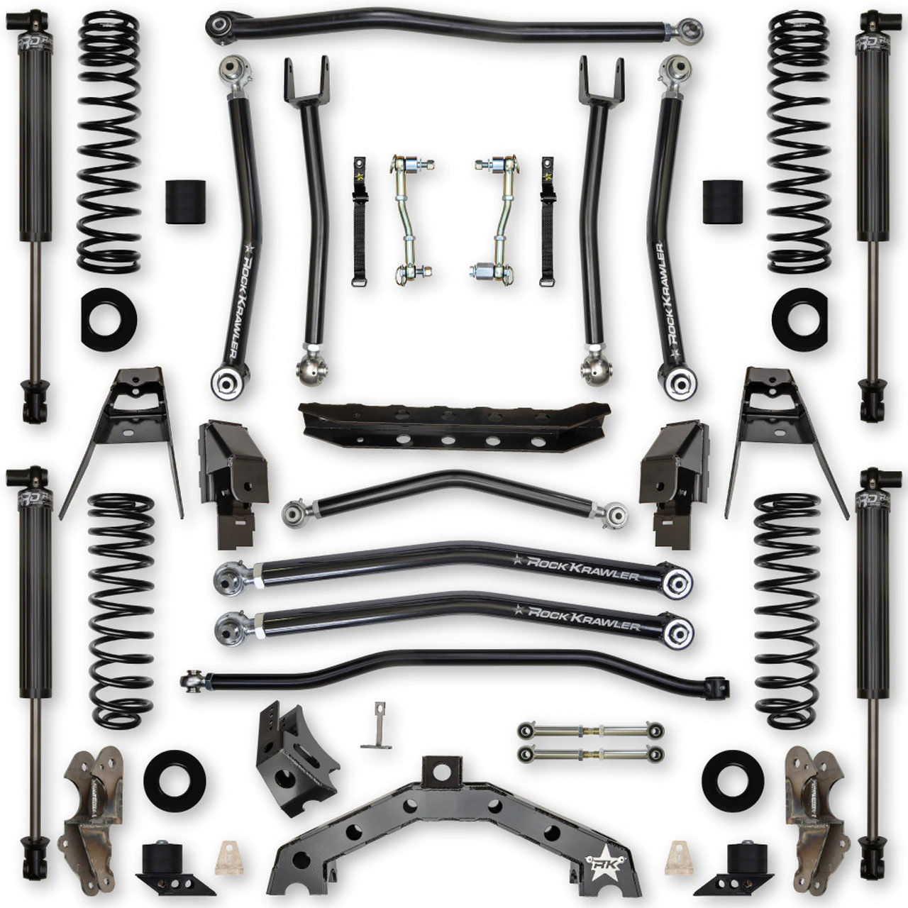 Rock Krawler 4.5in T-Rex Suspension System for 18-21 Jeep Wrangler JL ...