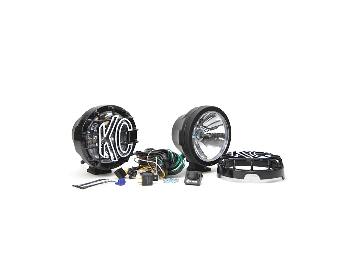 KC HiLiTES 640 6" Round 35 Watt HID Long Range System | Quadratec