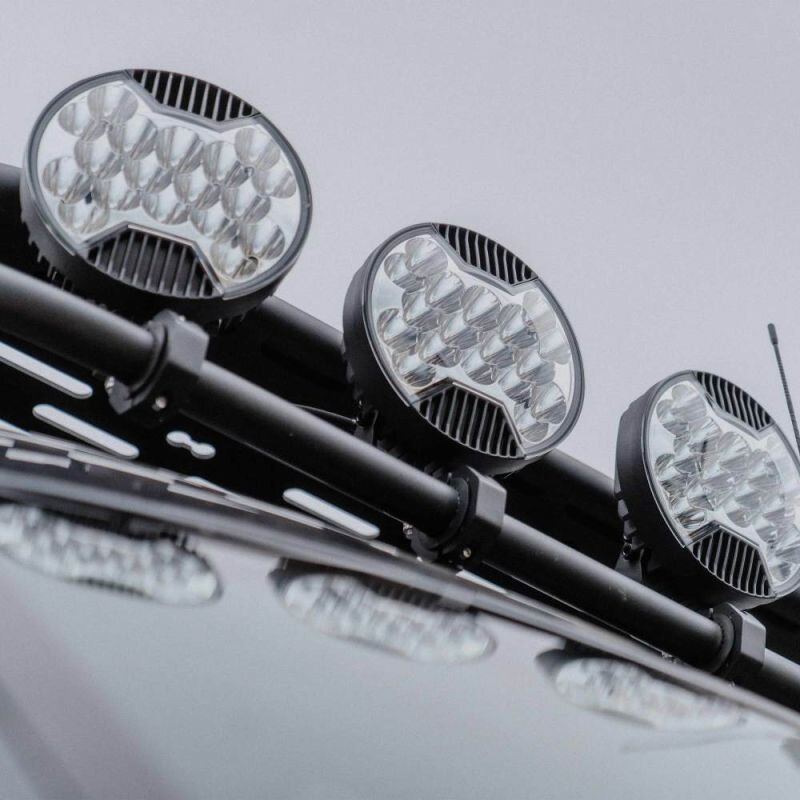 KC HiLiTES 1101 SlimLite® 8" LED - Single Light 138W Spot Beam | Quadratec