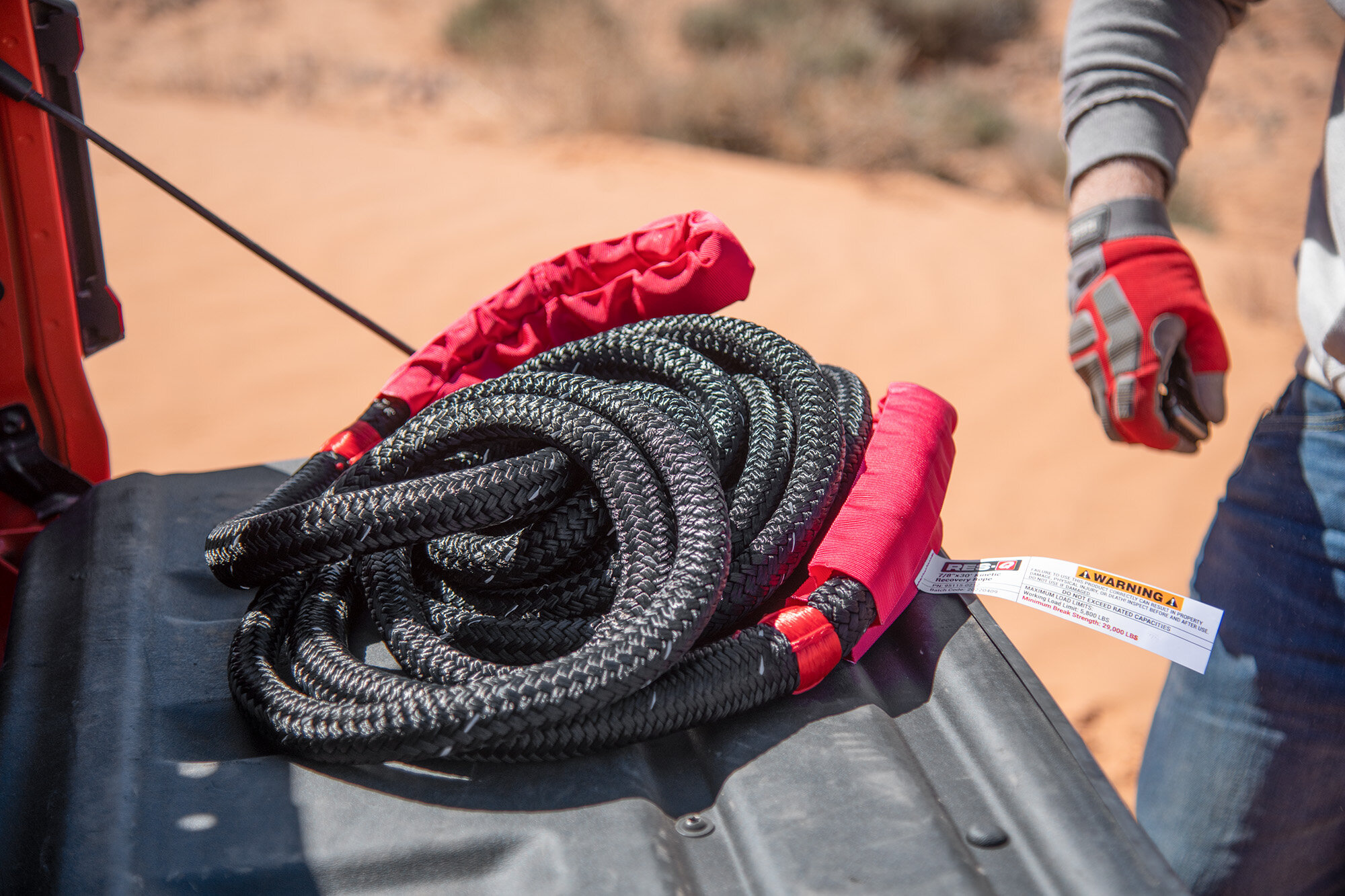 Quadratec RES-Q Recovery Rope 7/8" x 30' 29,000 lbs. | Quadratec