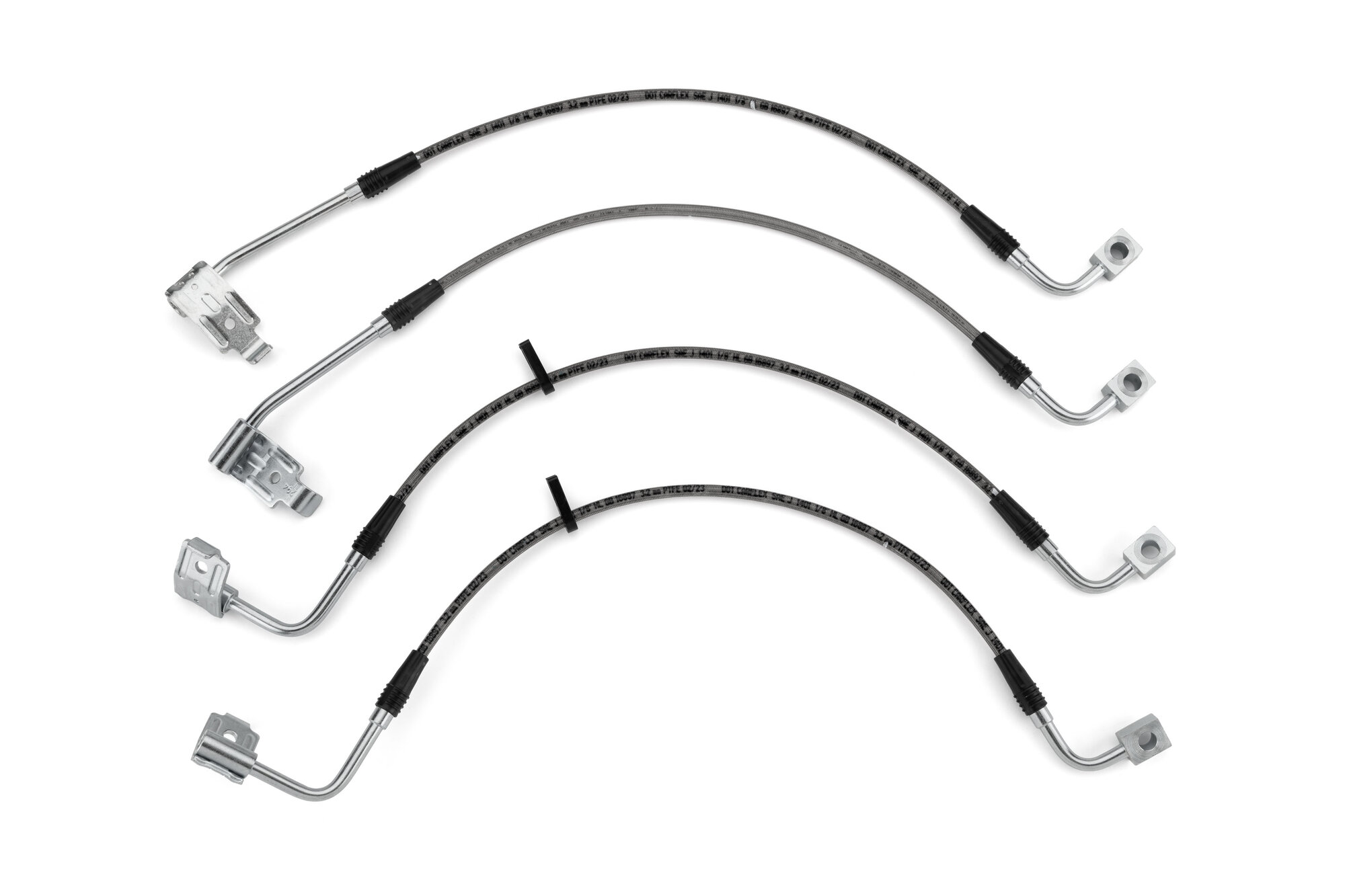Lynx Performance Extended Brake Hoses for 07-18 Jeep Wrangler JK with 0 ...