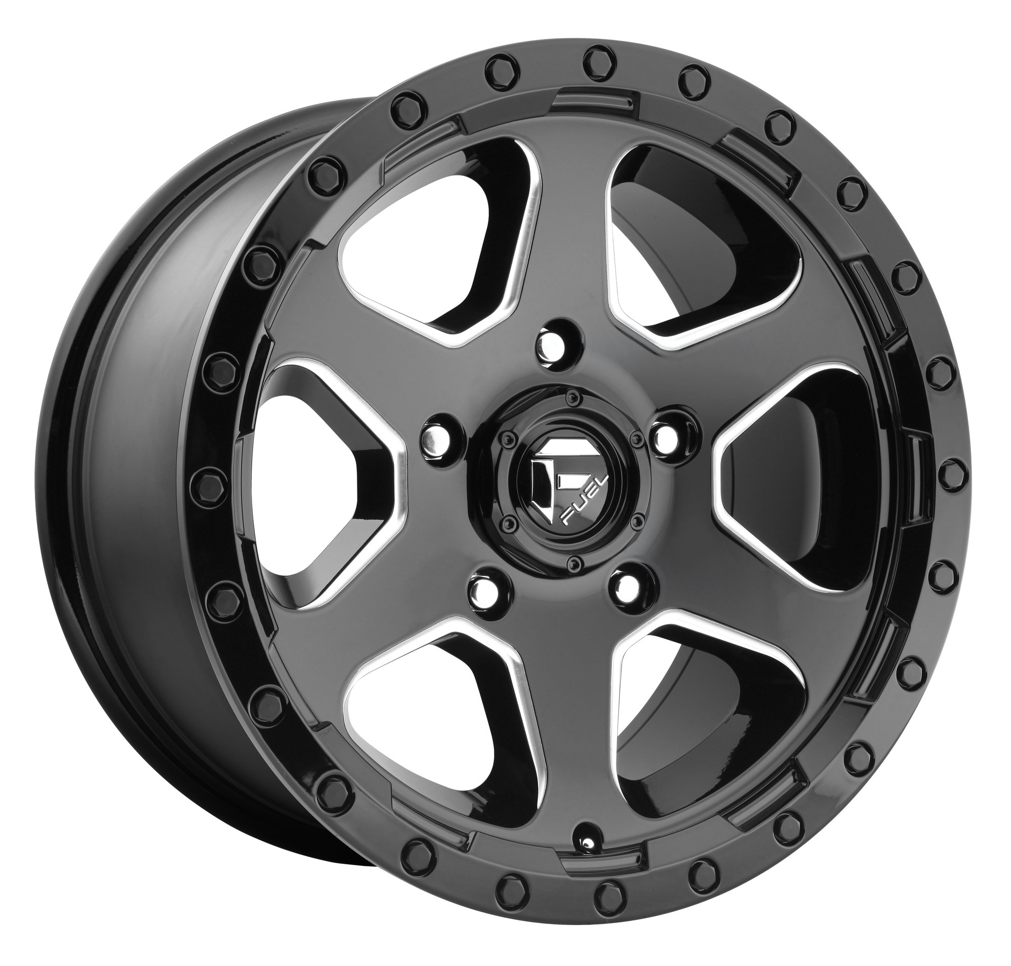 Fuel® Off-Road Ripper Wheel in Black with Machined Highlights for 07-19 ...