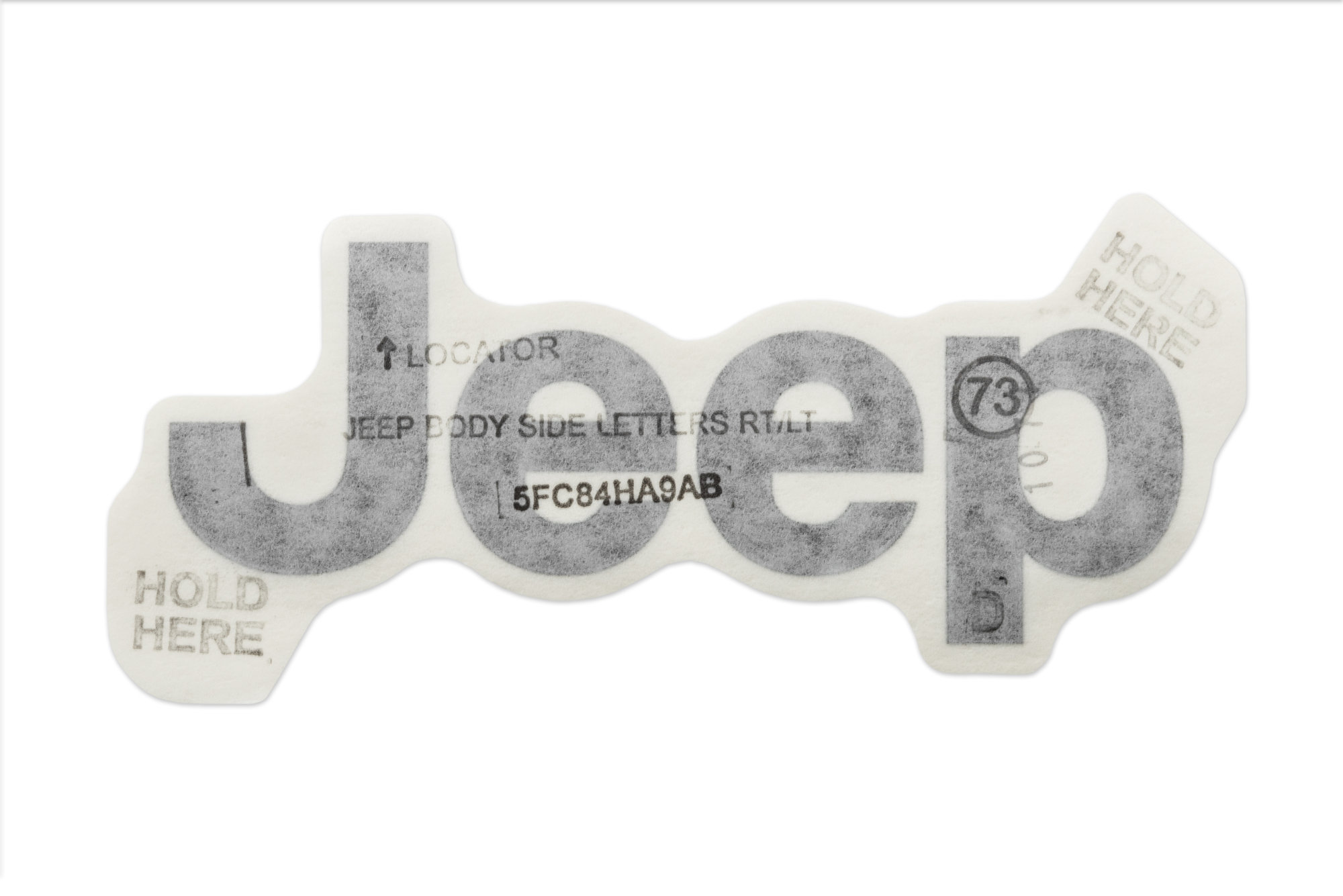 Mopar Jeep Lettering for 97-06 Jeep Wrangler TJ & Unlimited | Quadratec