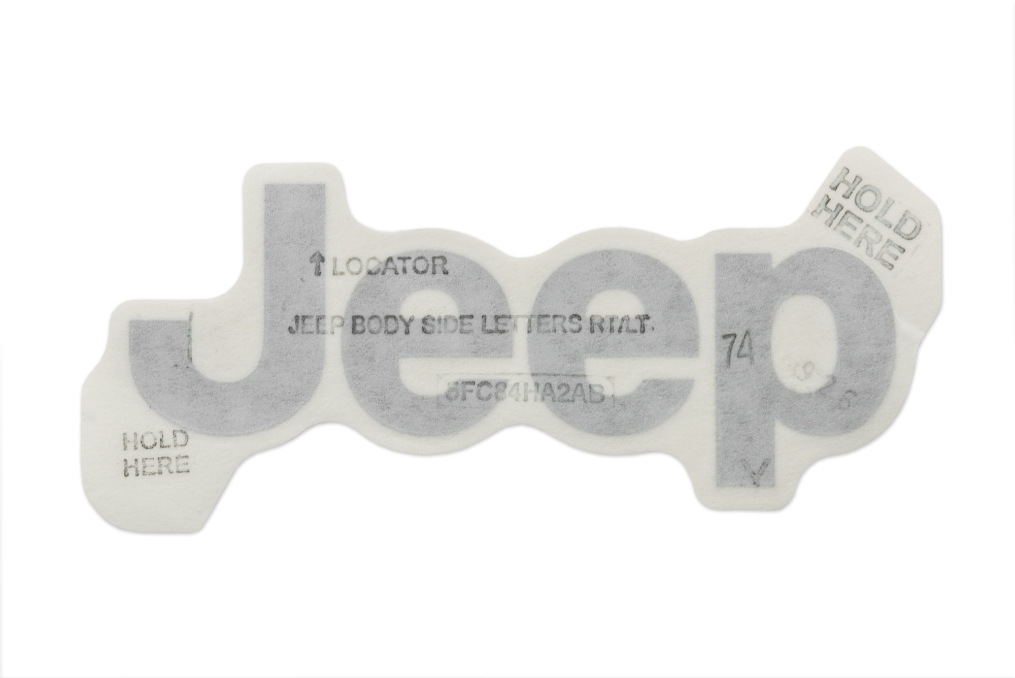 Mopar Jeep Lettering for 97-06 Jeep Wrangler TJ & Unlimited | Quadratec