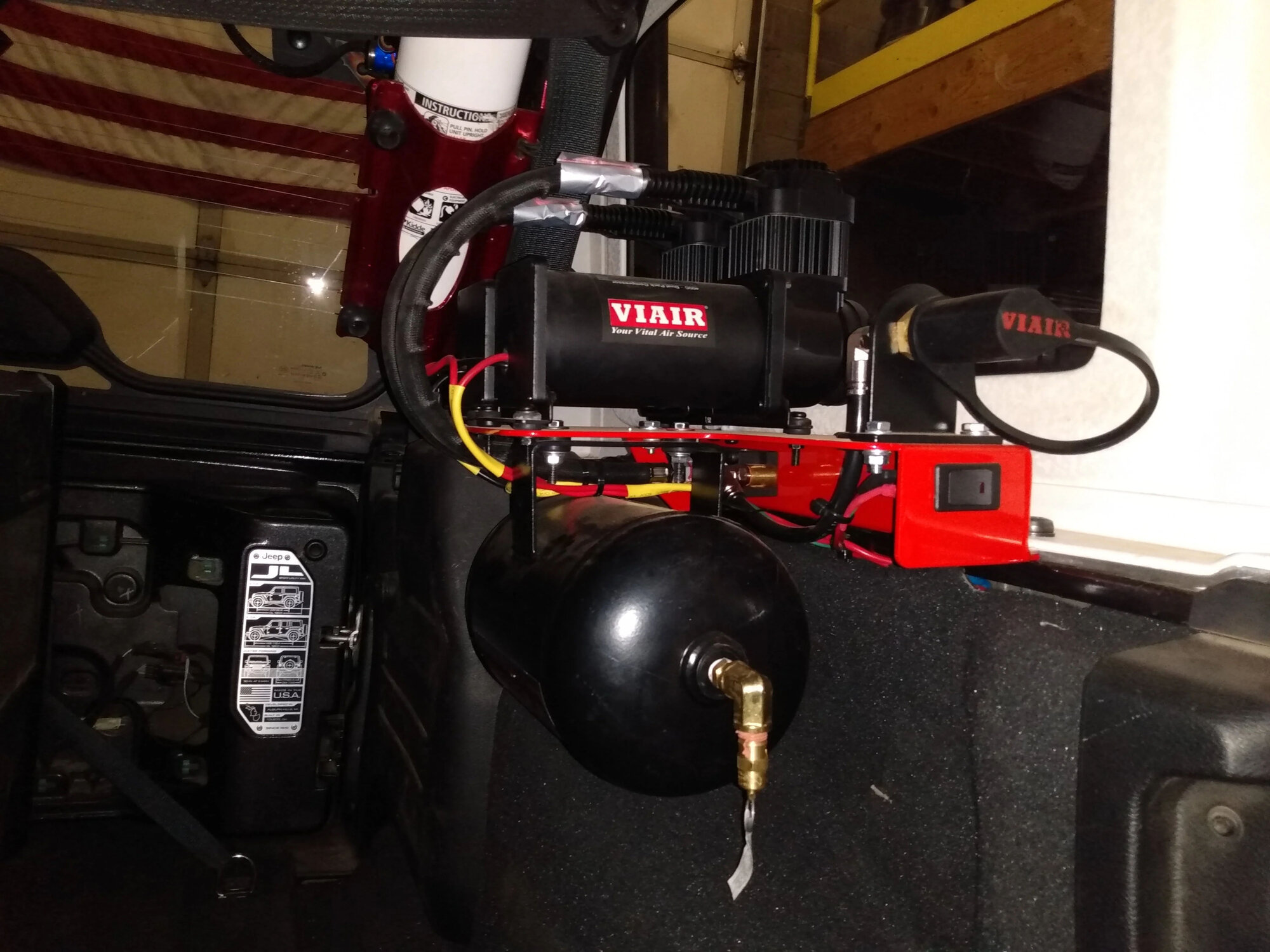 Mountain Off-Road VIAIRJLUR VIAIR Dual Compressor Mounting Bracket for ...