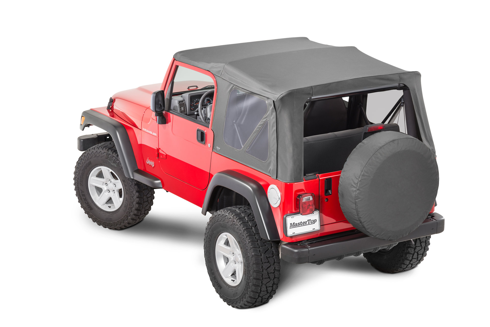 MasterTop Premium Replacement Soft Top with Clear Windows for 97-06 ...