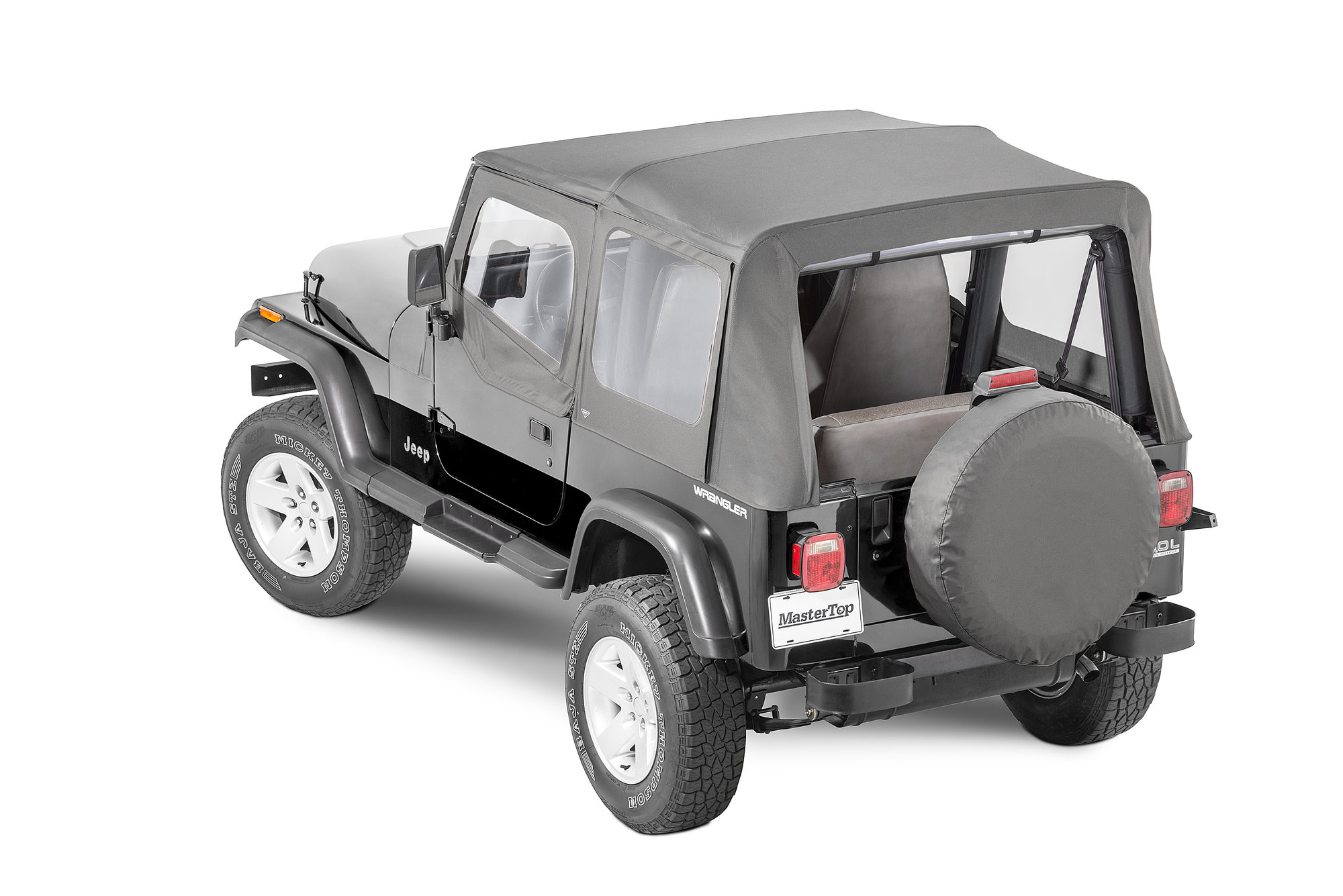 MasterTop Premium Replacement Soft Top with Clear Windows for 88-95 ...