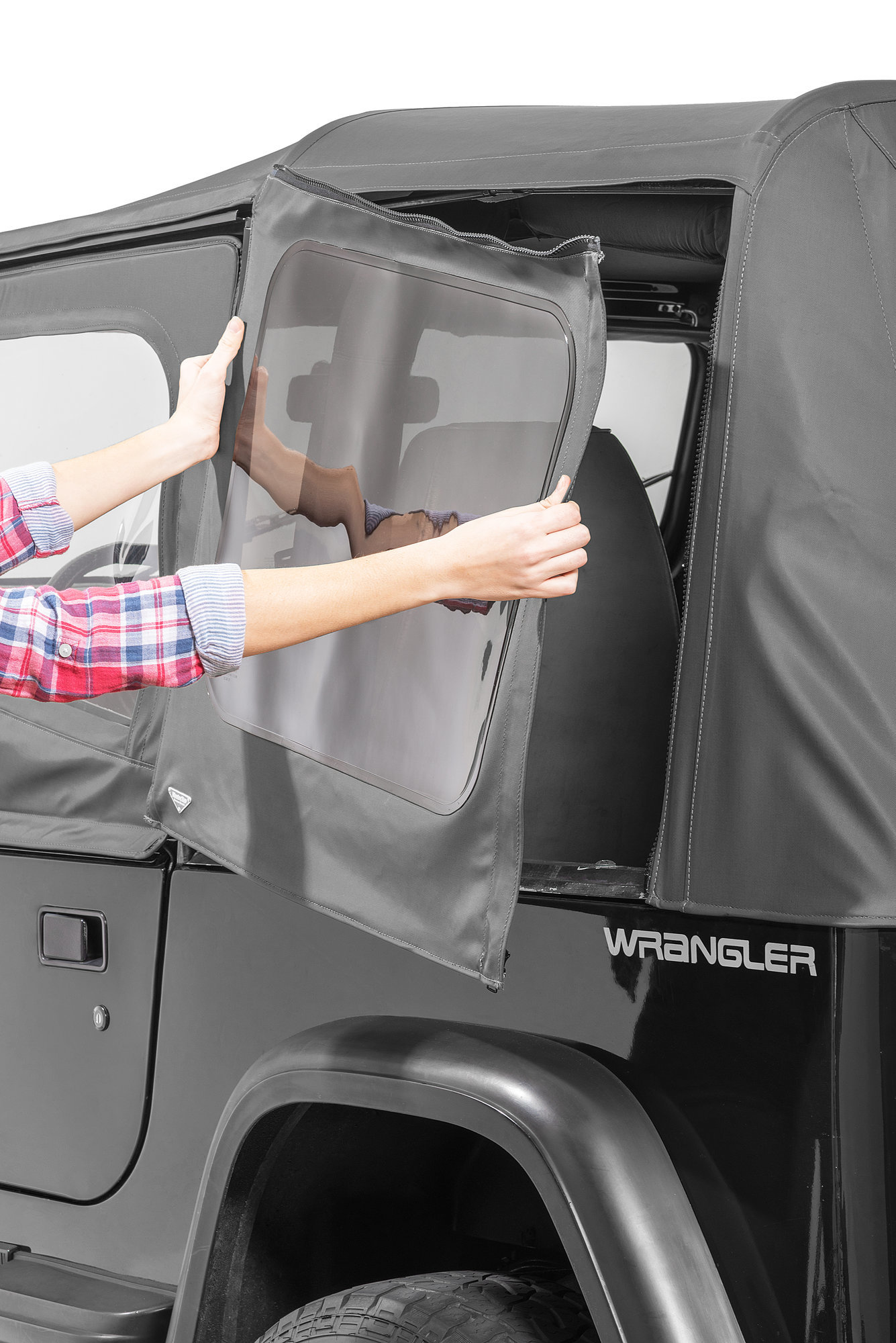 MasterTop Complete Soft Top Kit with Upper Doors for 88-95 Jeep ...