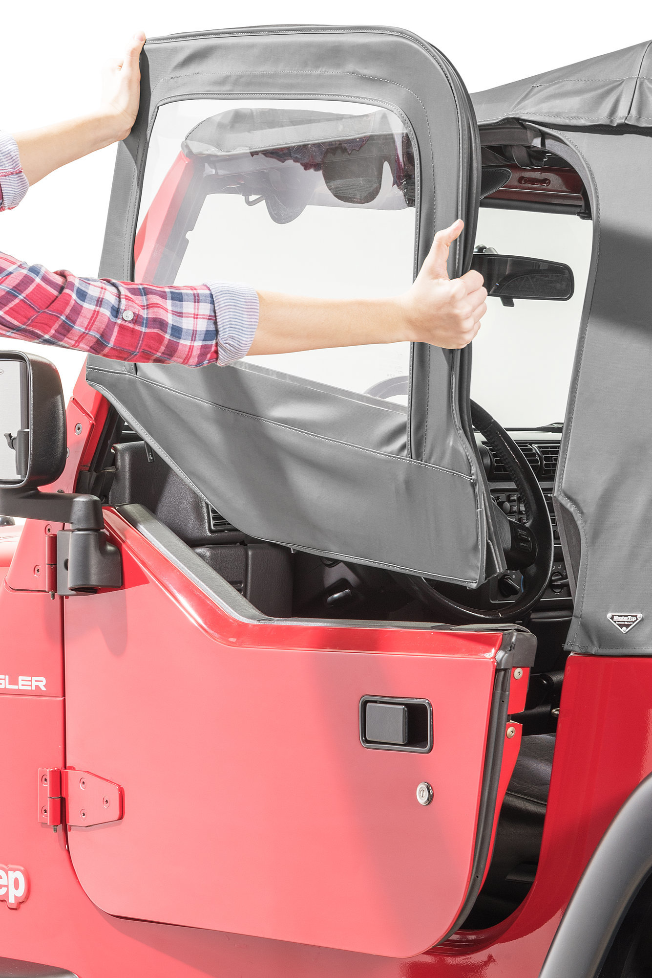 MasterTop Complete Soft Top Kit with Upper Doors for 97-06 Jeep Wrangler TJ | Quadratec