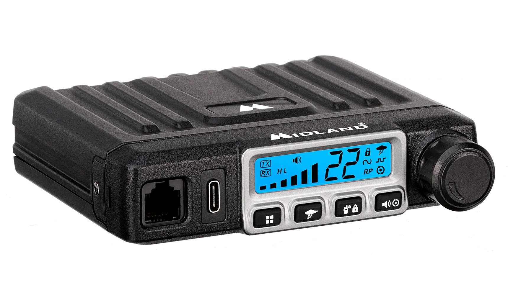 Midland Radio MXT115 15 Watt Micro Mobile Radio with USB-C | Quadratec