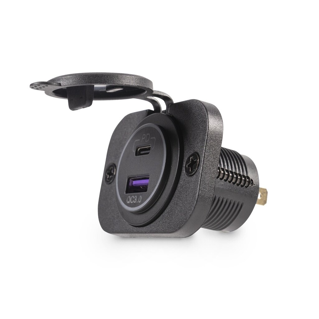 Mob Armor DUAL-USB-C-HARN Dual USB-C Charger QC3.0 + PD with Panel ...