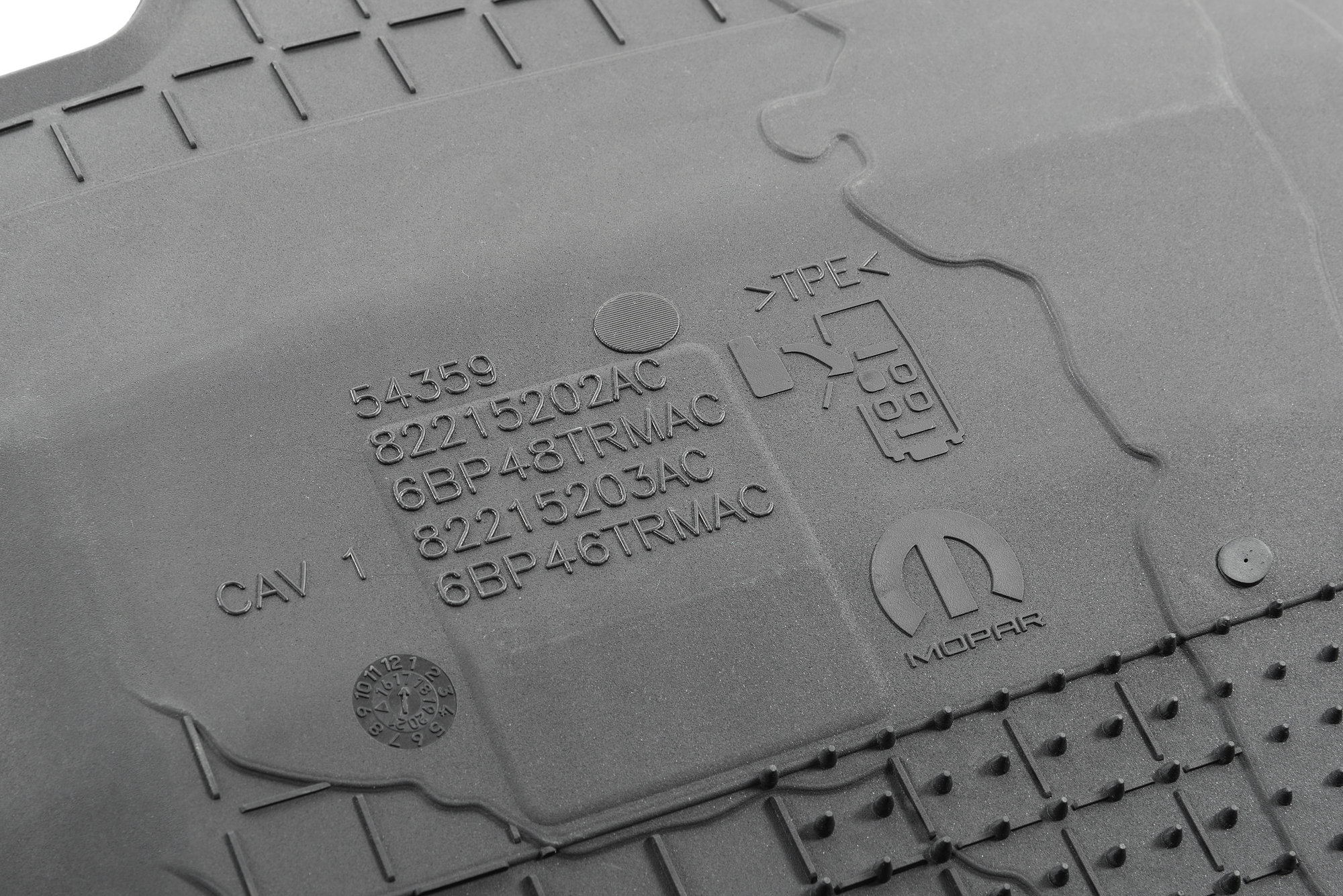 Mopar 82216625AA All-Weather Front & Rear Floor Liner Pair for 18-22 ...