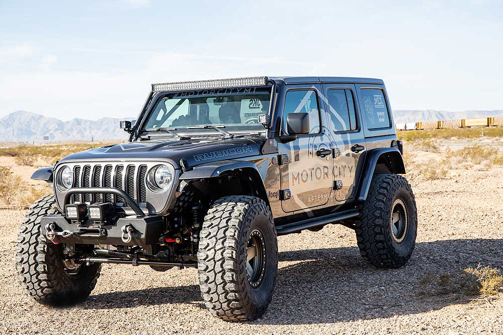 Motor City Aftermarket JLRR18 Rock Rail Steps for 18-20 Jeep Wrangler ...