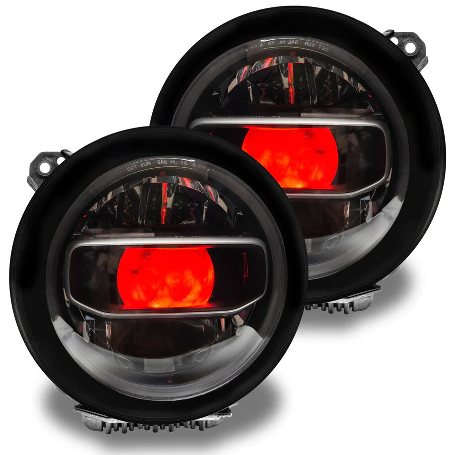 Oracle Lighting 4511-334 ColorSHIFT® Demon Eye Kit for 18-24 Jeep ...
