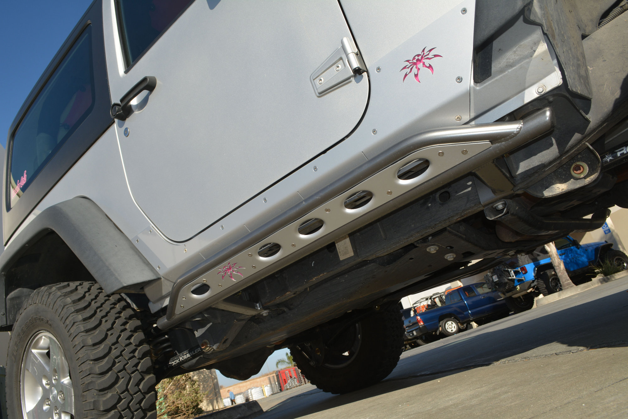 Poison Spyder 17-08-020 Body Mounted Rocker Knockers for 07-18 Jeep ...