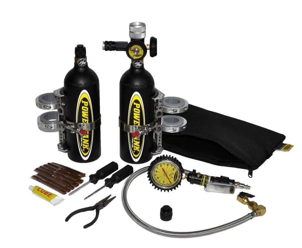 PowerTank PT01-4051-MBK-C Twin Bracket Power Show Sidearm SXS Two ...