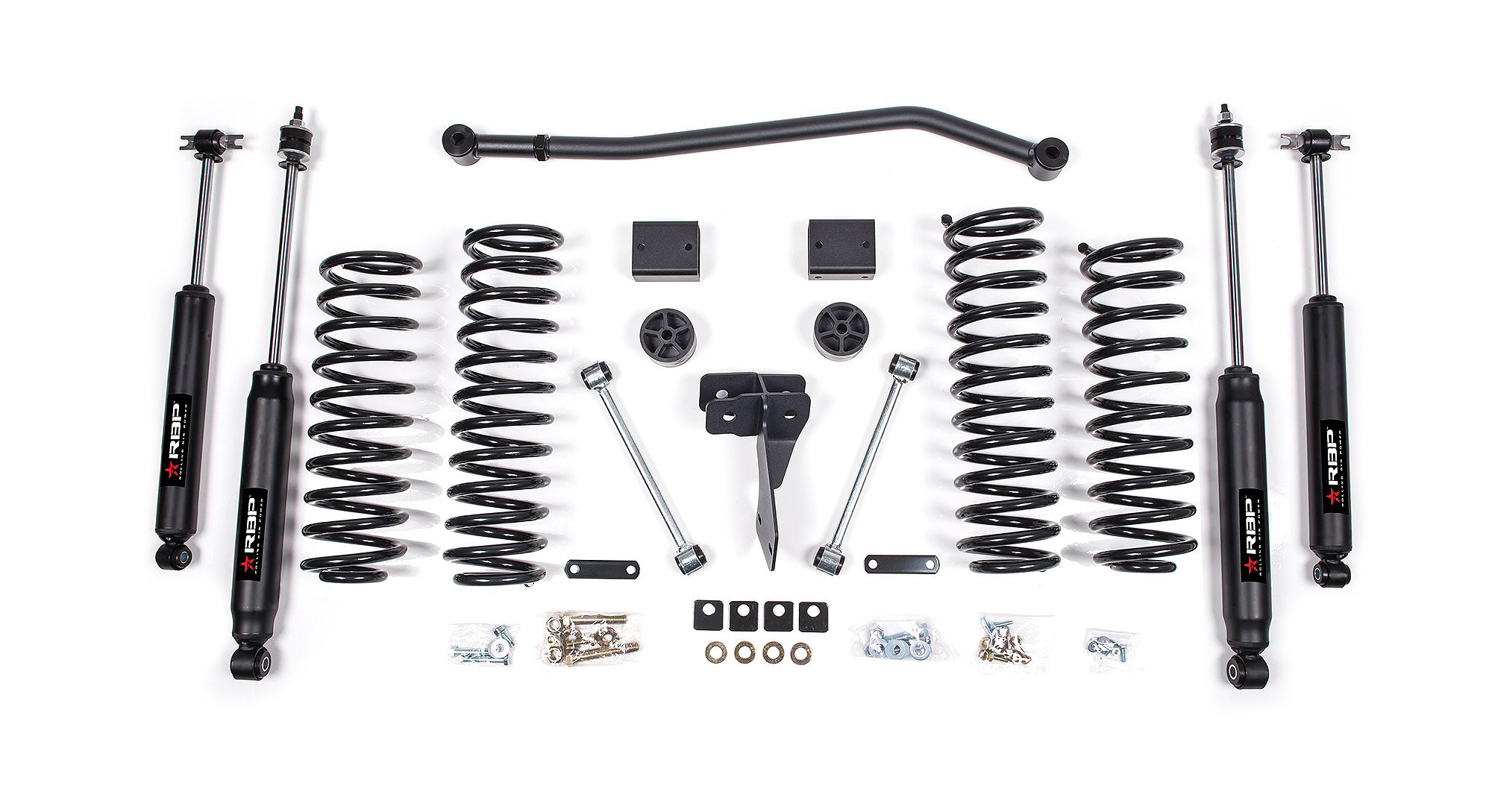 Rolling Big Power 4" Suspension Lift Kit System for 07-18 Jeep Wrangler ...