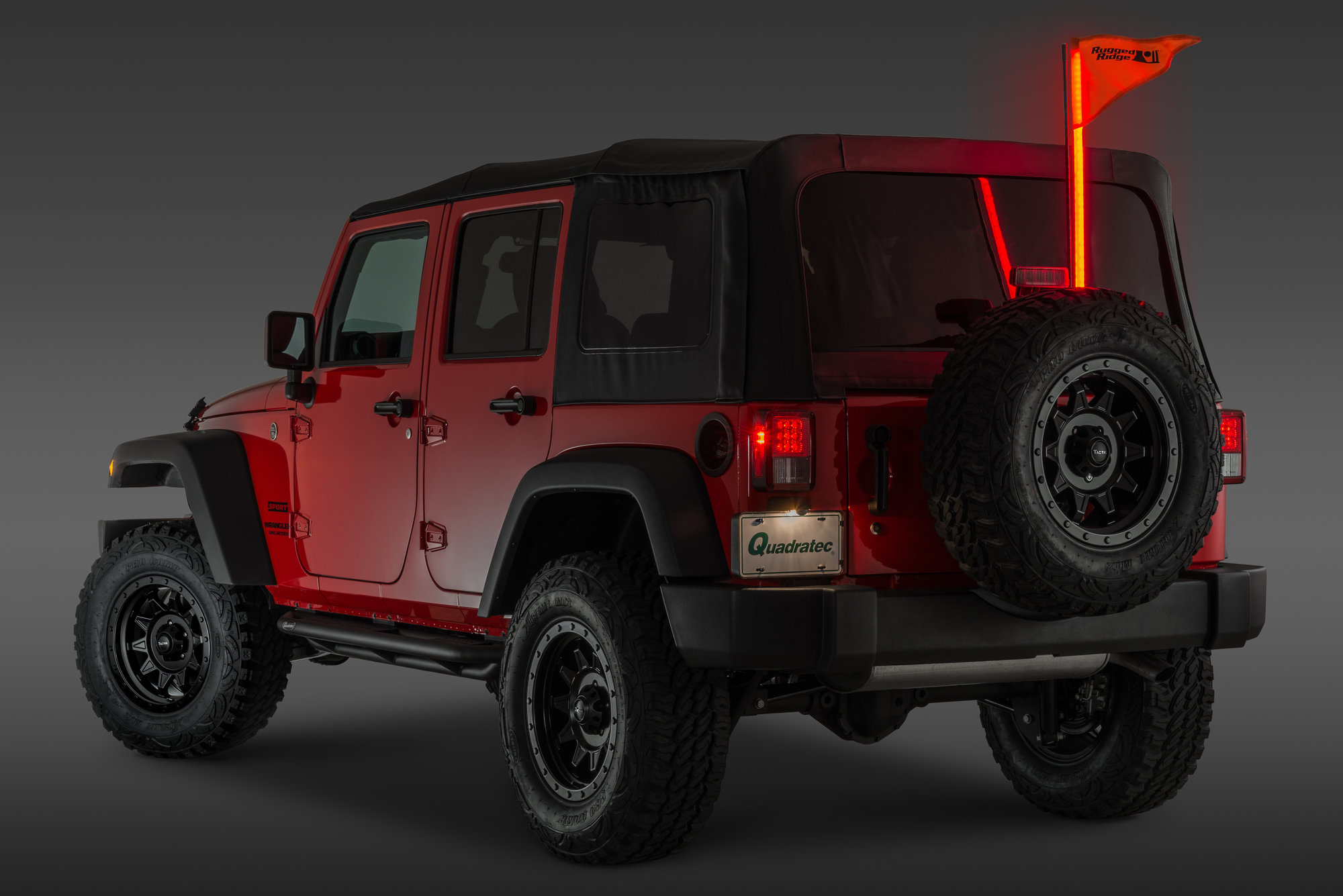 Rugged Ridge Multi-Colored LED Lighted Whip | Quadratec