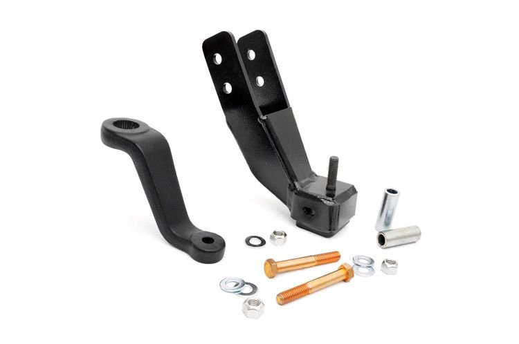 Rough Country 1063 Front Track Bar Bracket And Pitman Arm For 97 06 Jeep