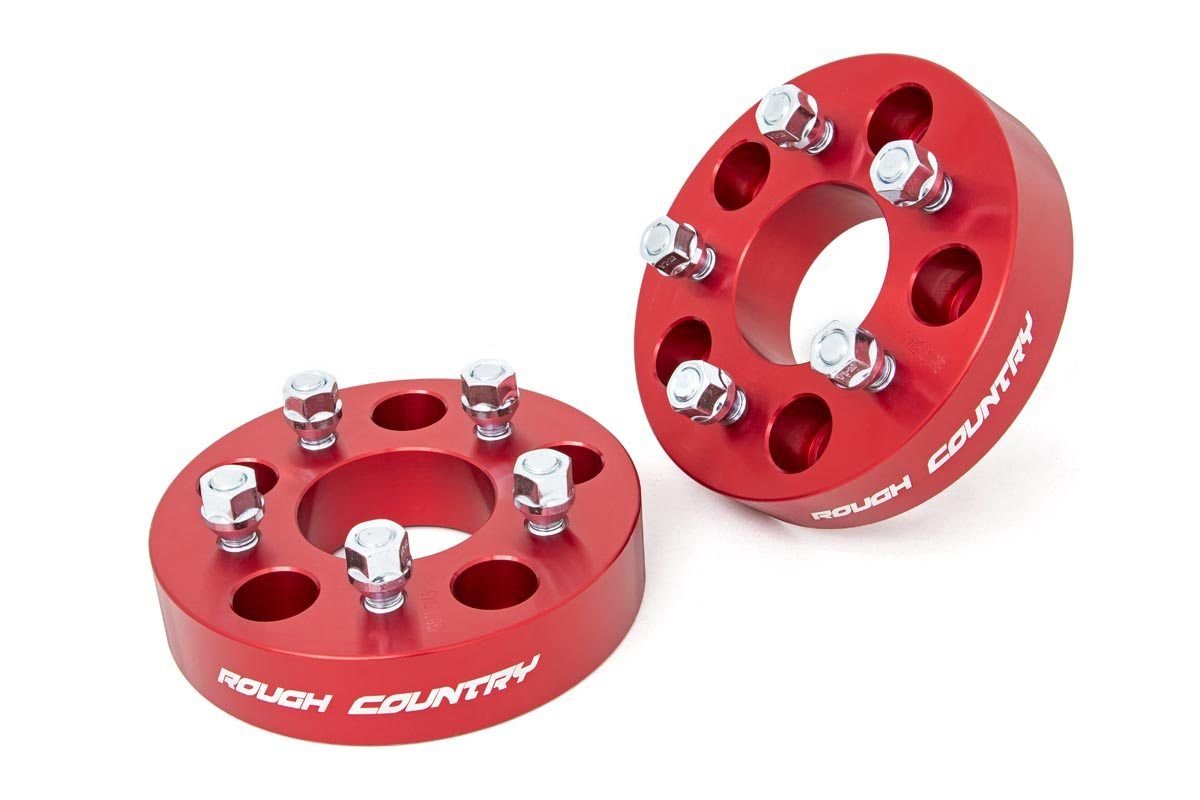 Rough Country 1 5in Thick 5x4 5 Wheel Adapters For Jeep Vehicles With Rough Country 1 5in Thick 5x4 5 Wheel Adapters For Jeep Vehicles With