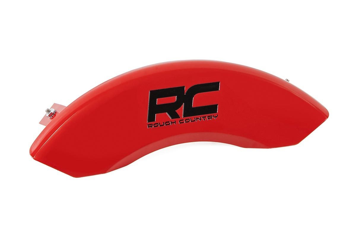 Rough Country 71145 Brake Caliper Covers in Red for 20-22 Jeep Gladiator JT | Quadratec