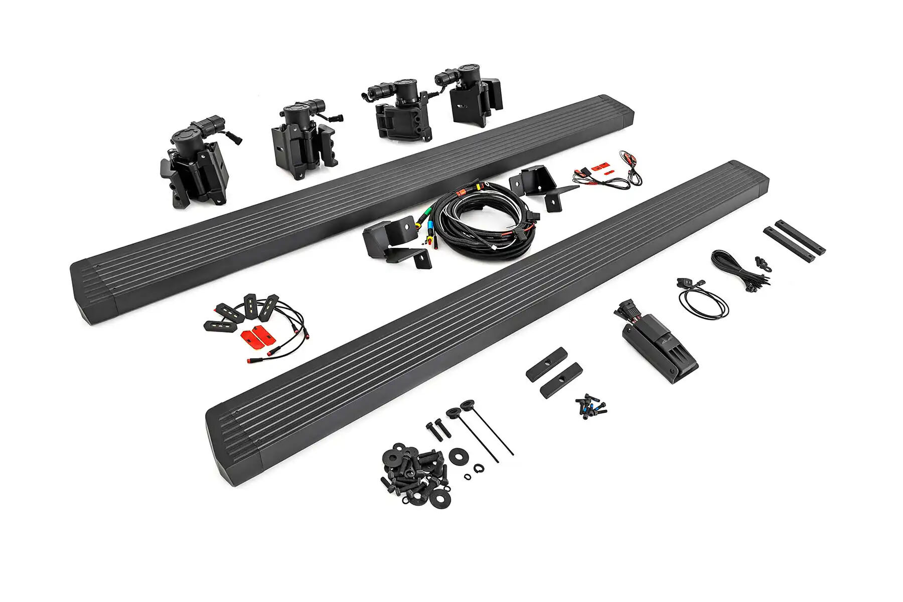 Rough Country PSR610330 Power Running Boards - Dual Electric Motor for ...