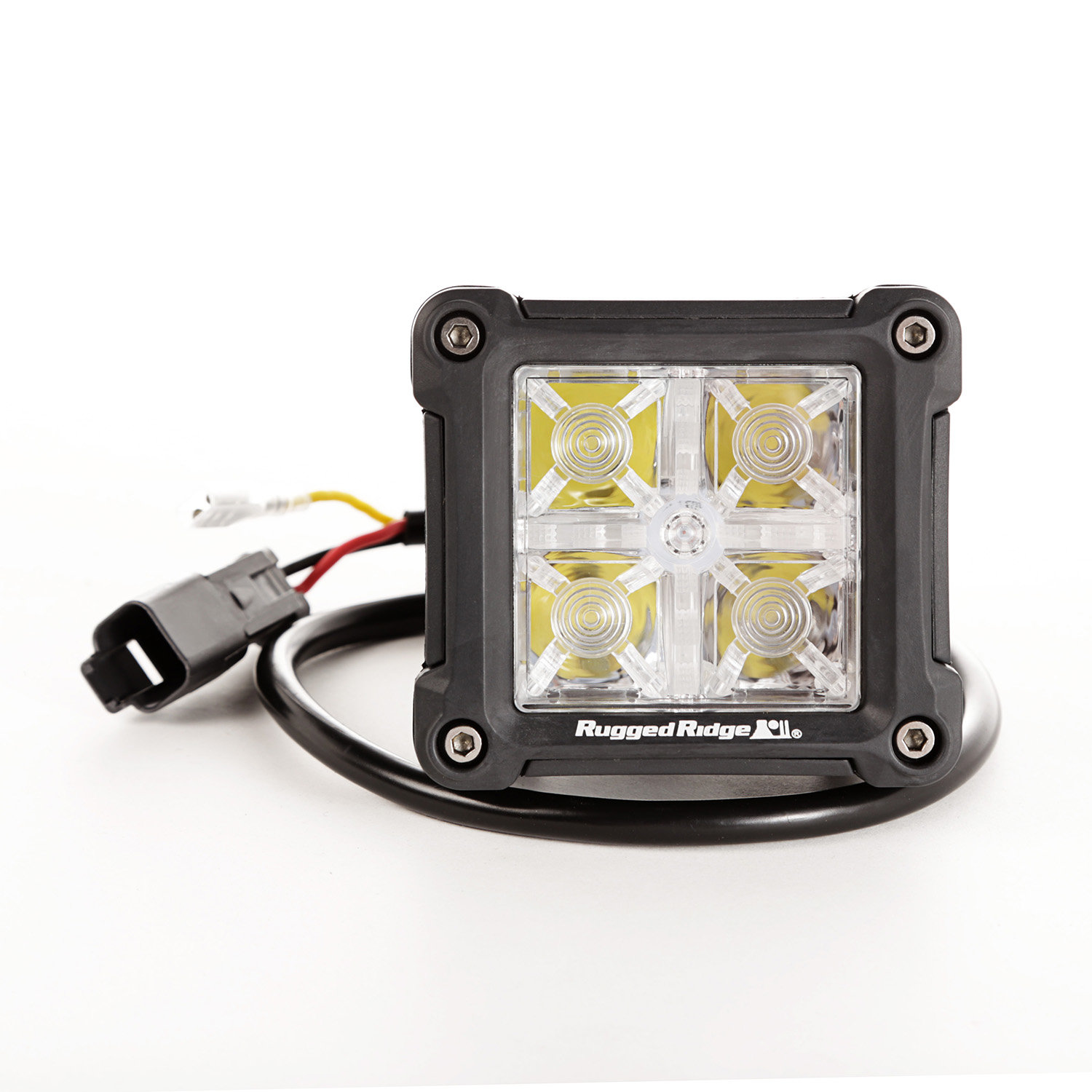 Rugged Ridge 15209.30 High/Low Beam LED Cube Light Combo | Quadratec
