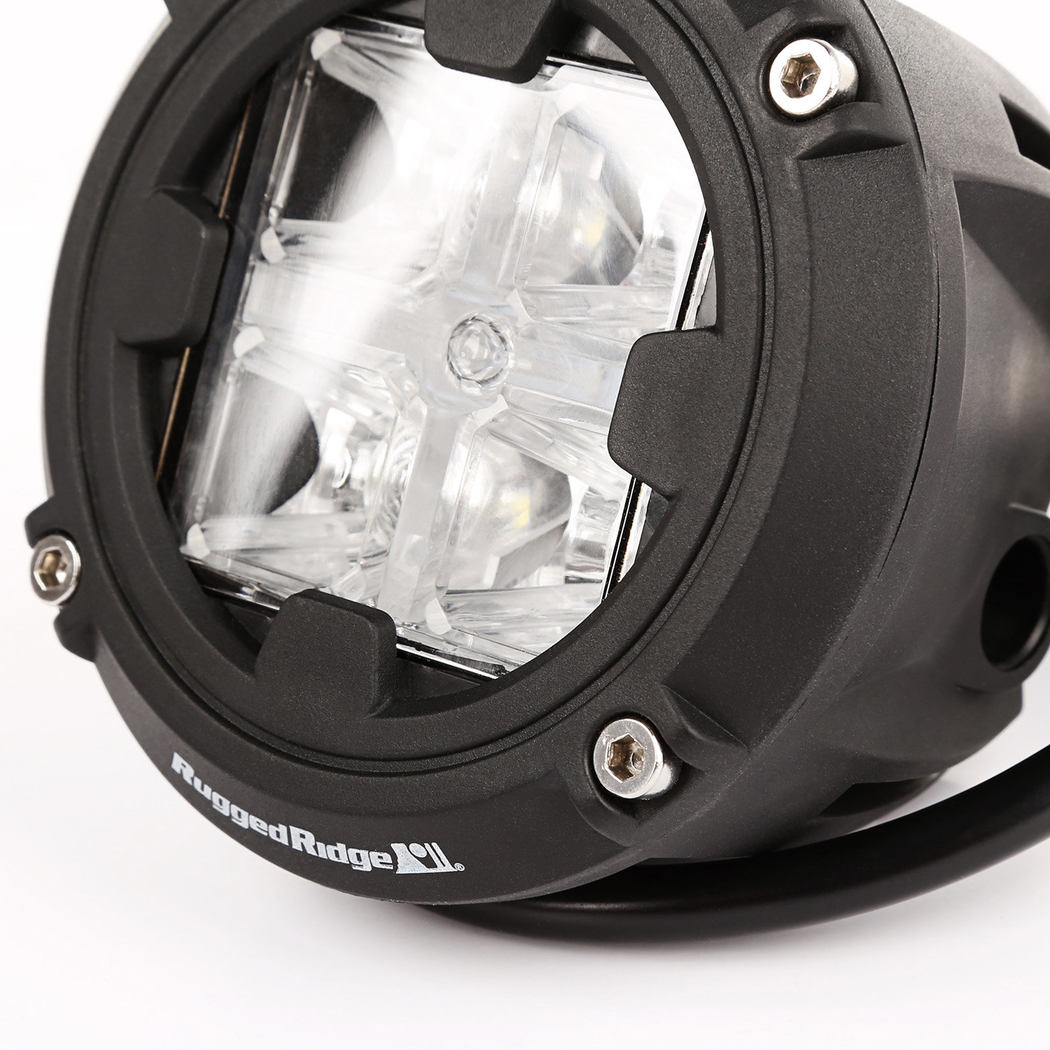Rugged Ridge 15209.31 HIgh/Low Beam LED Round Light Combo | Quadratec