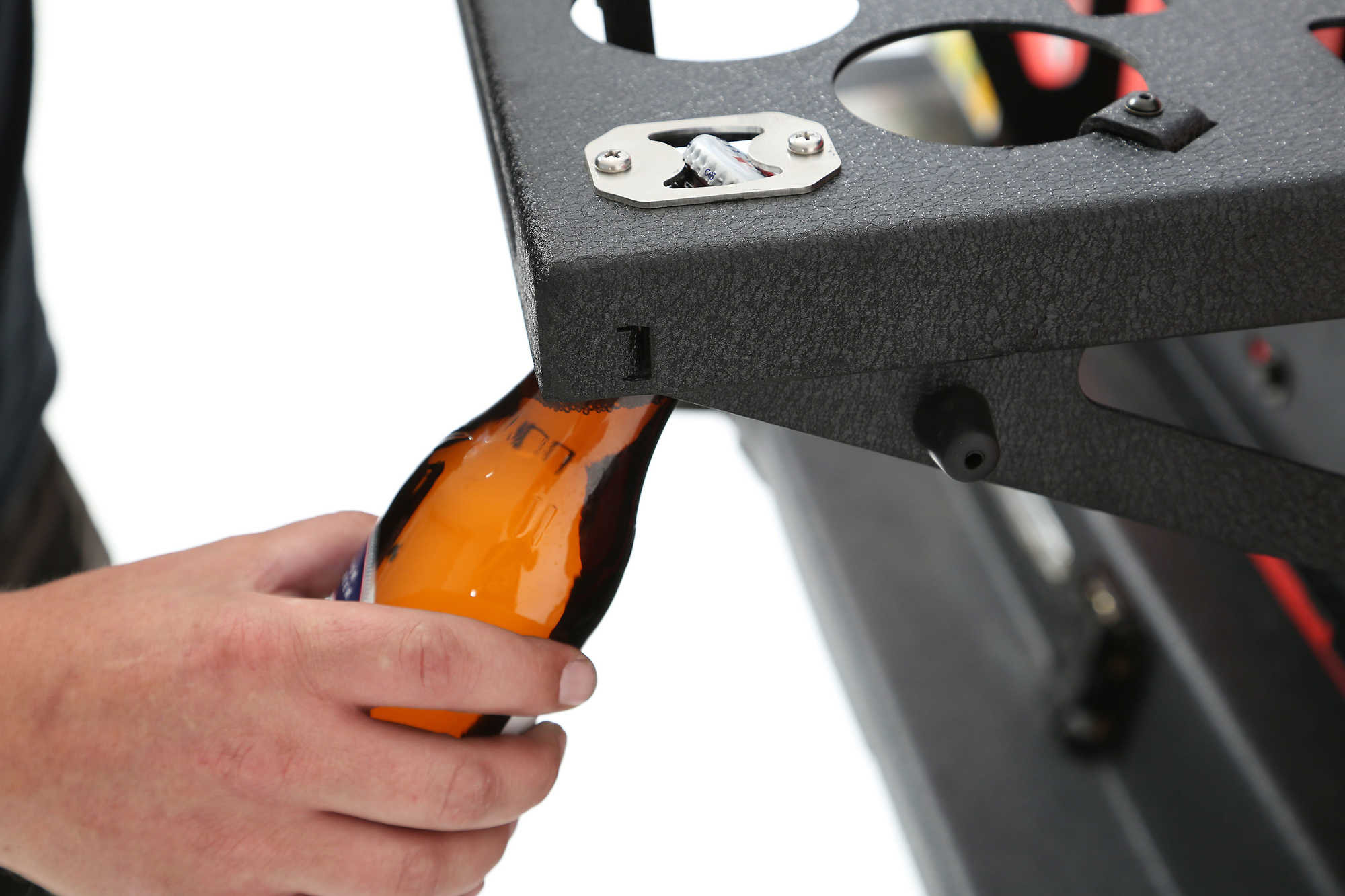 Smittybilt Tailgate Table with Quadratec Rear Cargo Liner for 07-18 ...