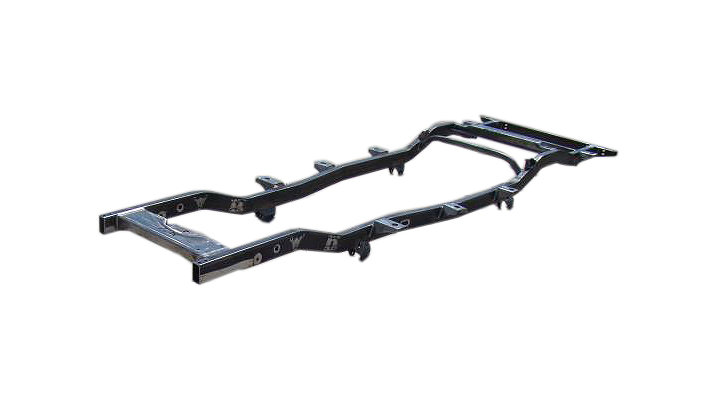 Throttle Down Kustoms CJ8 WIDE TRACK Mandrel Bent Frame for 83-85 Jeep ...