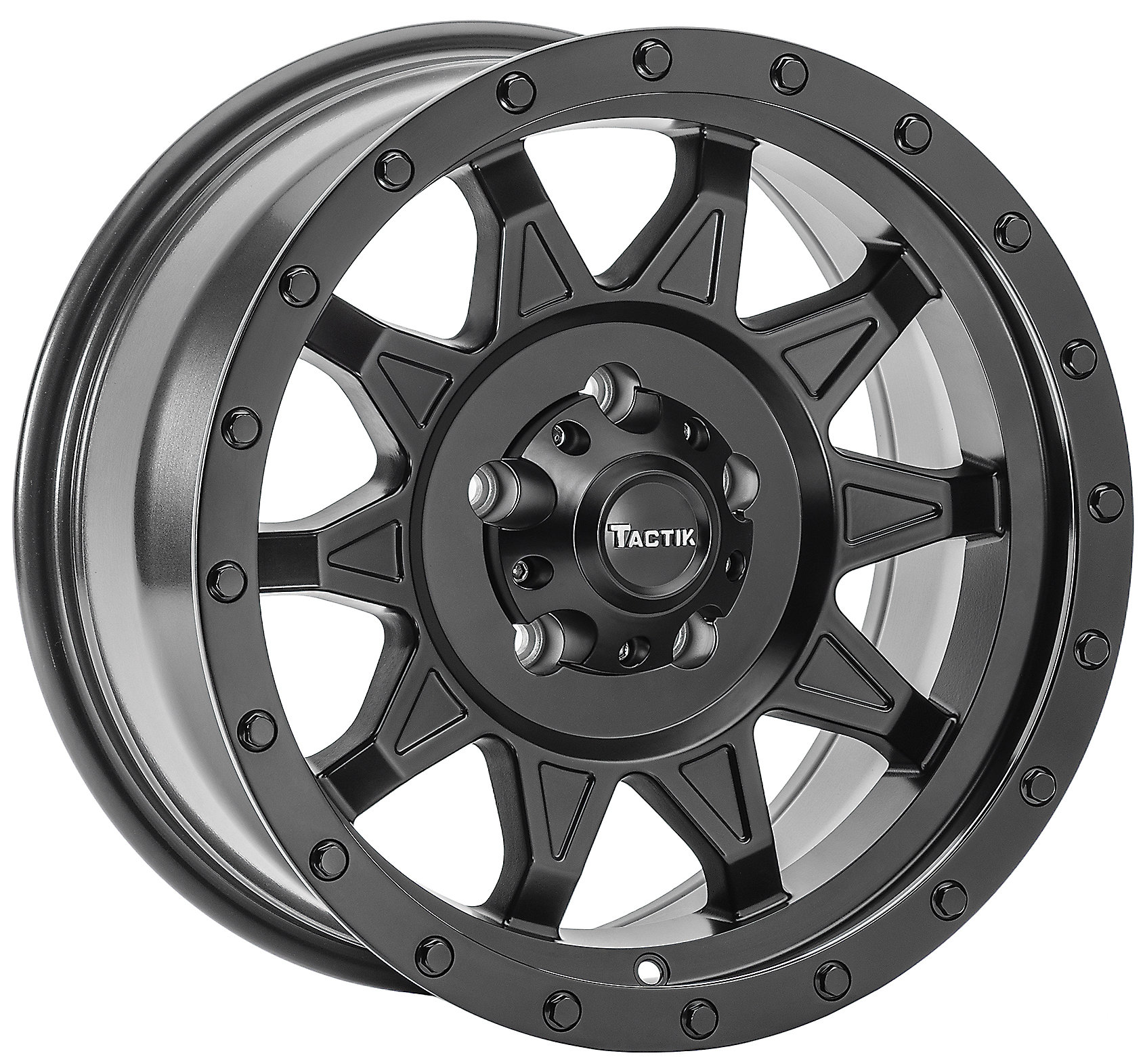 TACTIK 92615 3010 T-742 Wheel in Matte Black for 07-20 Jeep Wrangler JL ...
