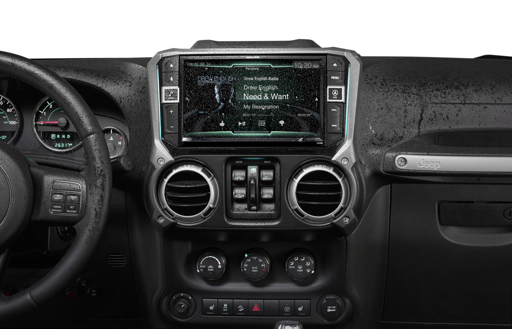 Alpine X209-WRA-OR 9" In Dash Restyle System with Alpine PSS-21WRA Full ...