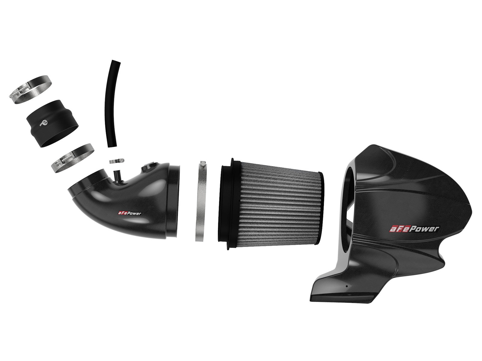 aFe Power Black Series Carbon Fiber Cold Air Intake System for 12-19 ...