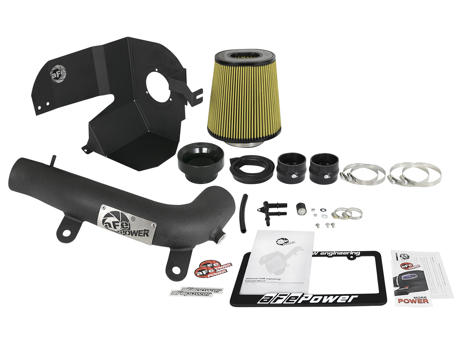 aFe Power Magnum Force Stage 2 XP Cold Air Intake in Black for 18-24 ...