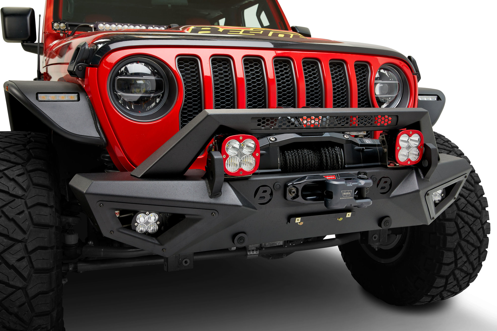 Bestop 44960-01 HighRock 4x4 Granite Series Front Bumper for 18-21 Jeep ...