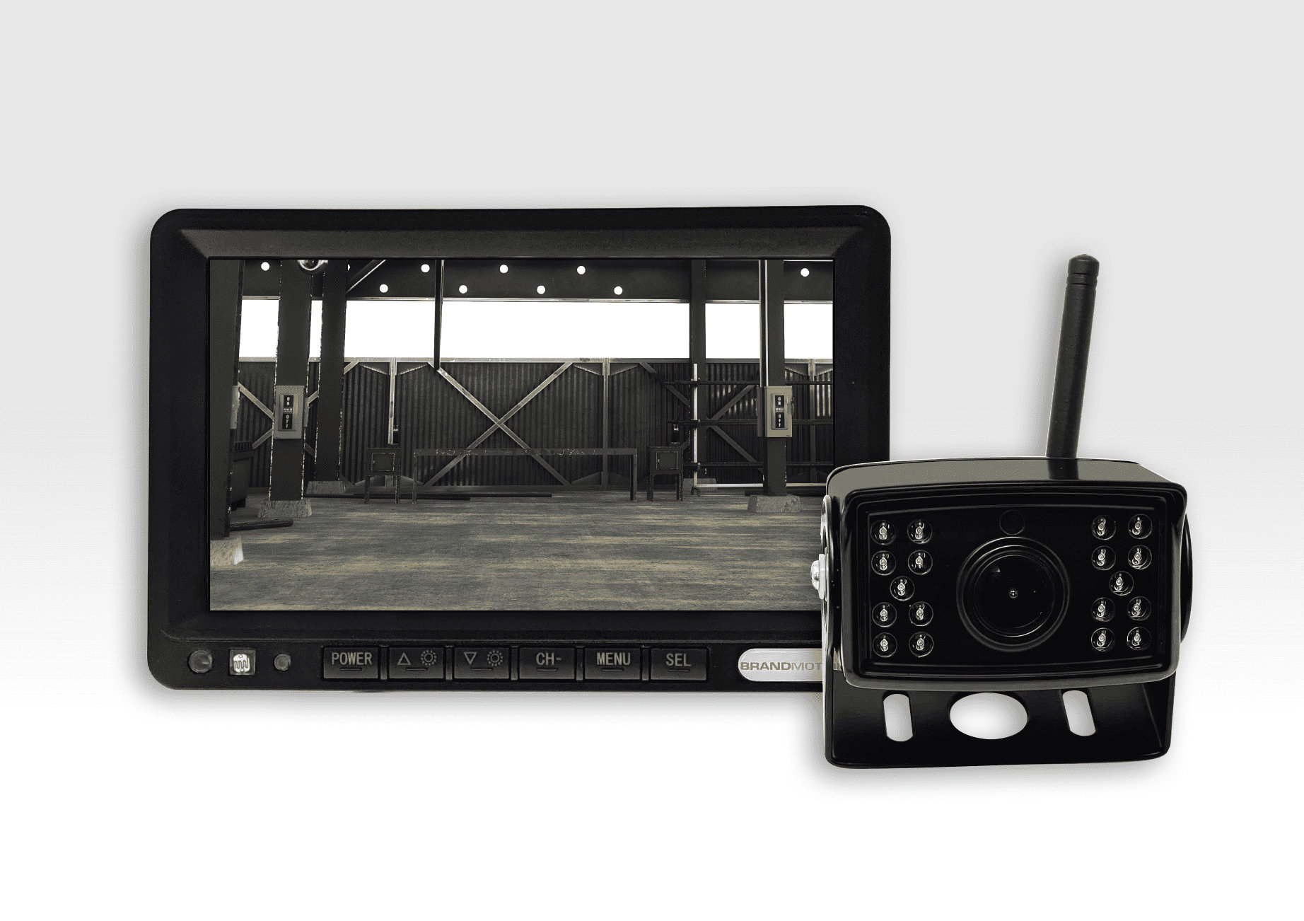 Brandmotion Wireless Backup Camera System with 7″ HD Monitor | Quadratec