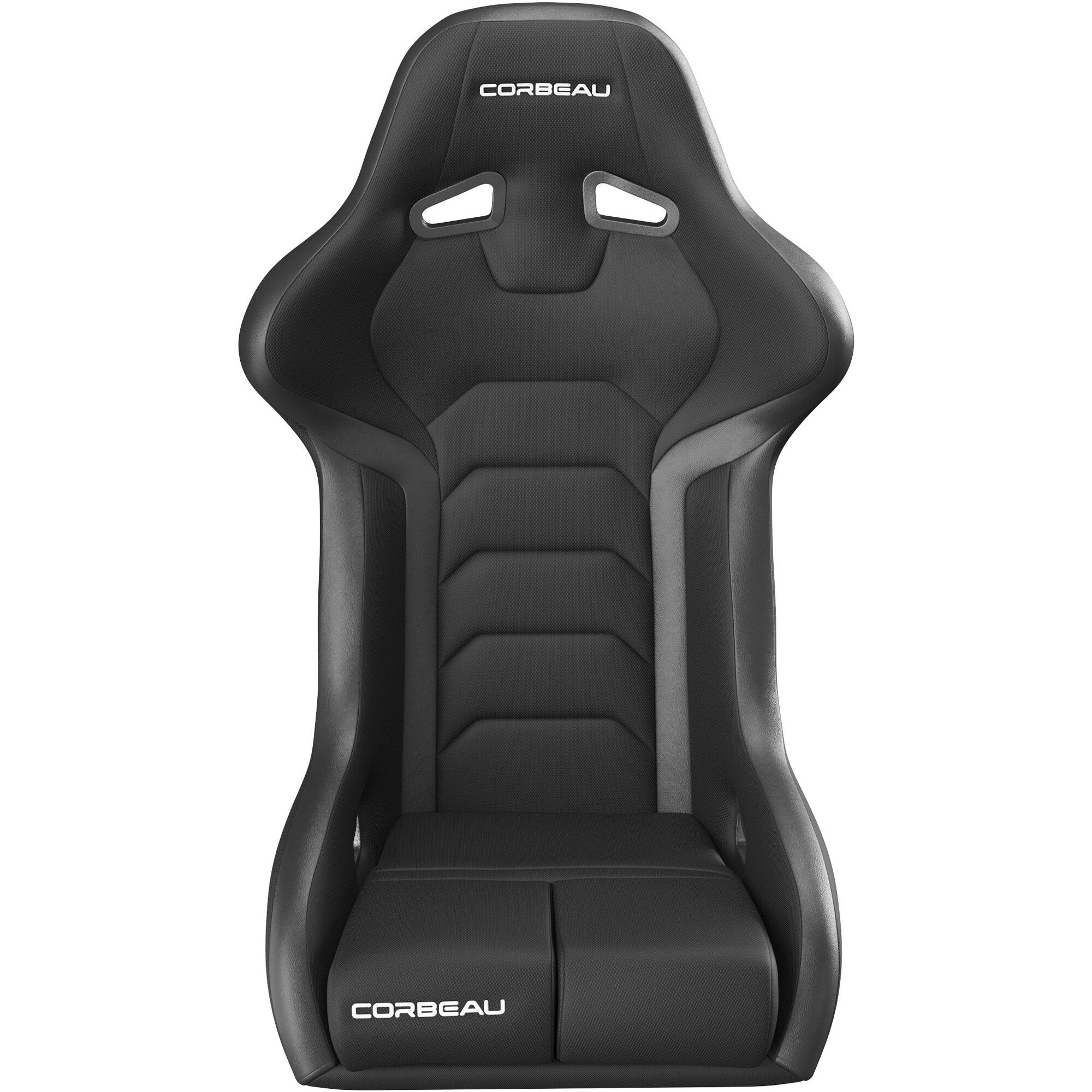 Corbeau 29501W FX1 Wide Fixed Back Racing Seat in Black Cloth