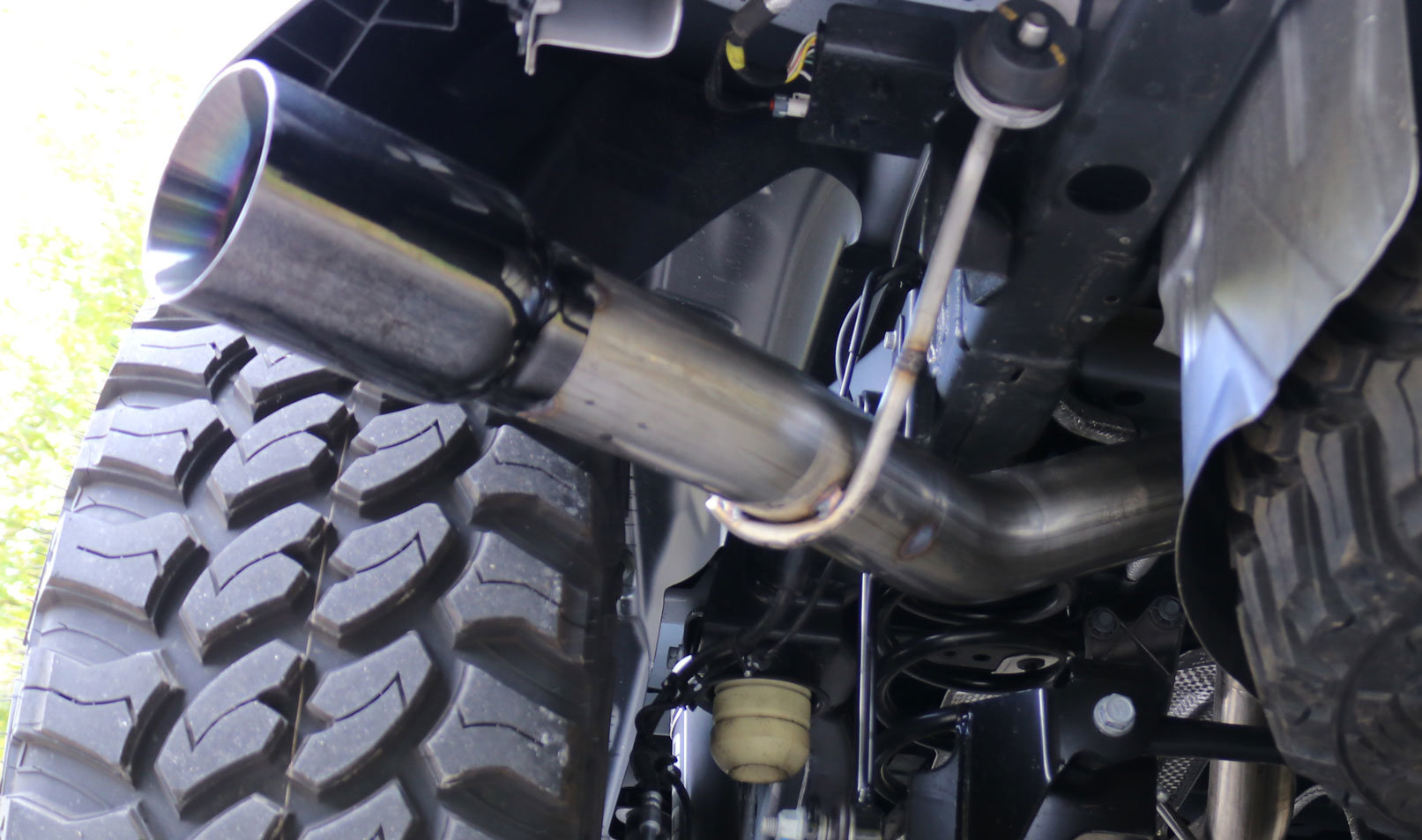 Corsa Performance Axle Back Exhaust System for 20-24 Gladiator JT with ...