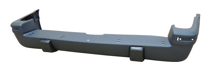 Crown Automotive 4713456 Rear Bumper Fascia in Black for 93-95 Jeep ...