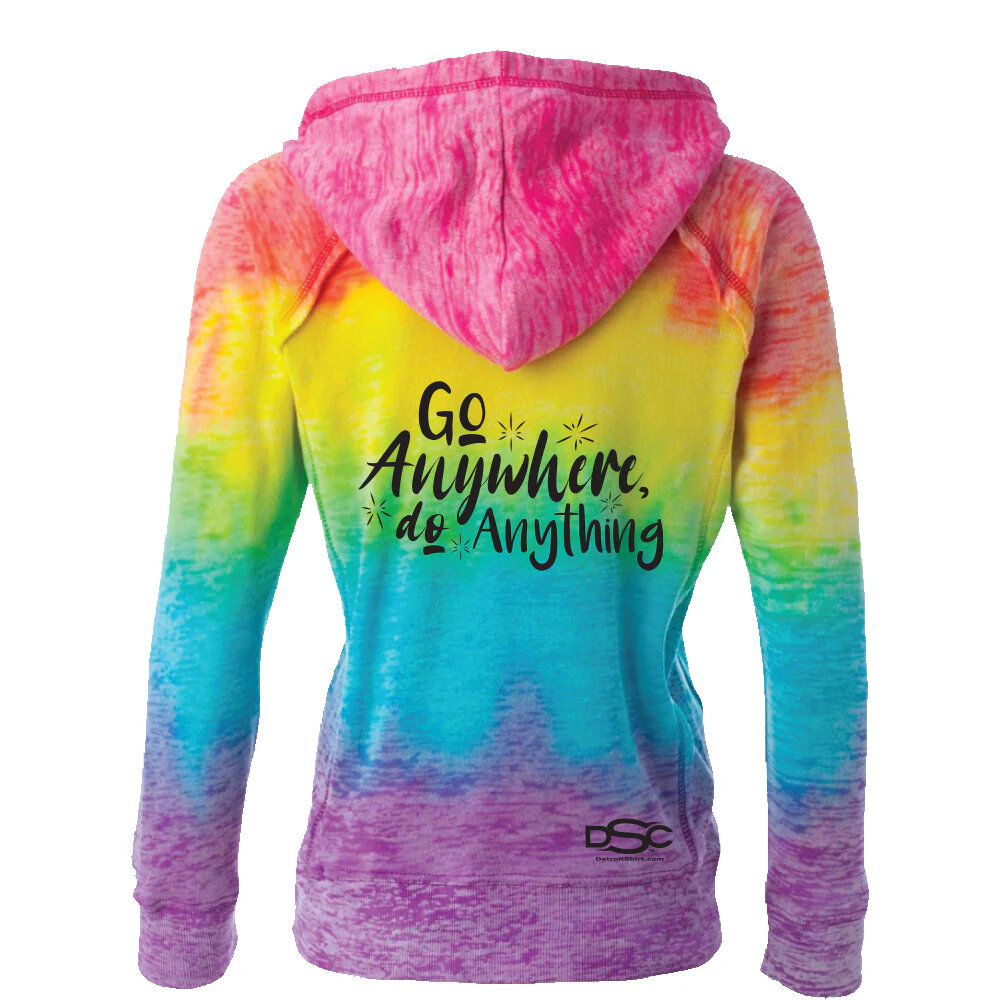 Jeep Merchandise Ladies Jeep Grille Tie-dye - Go Anywhere Do Anything ...