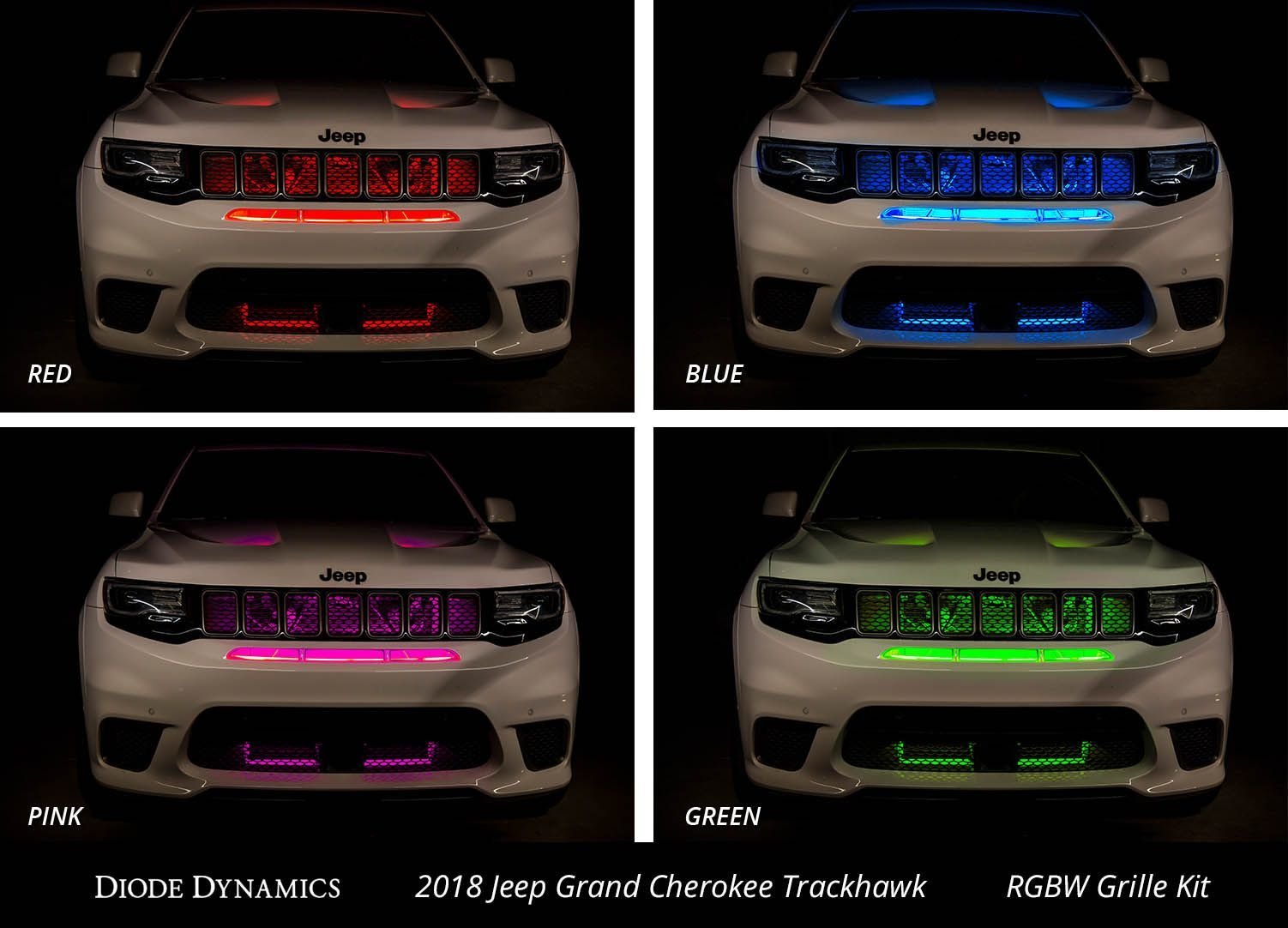 Diode Dynamics RGBW Multicolor Grille LED Kit | Quadratec
