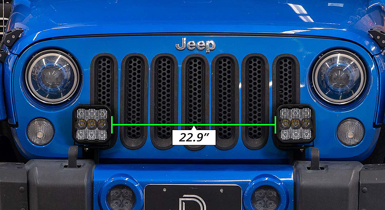 Diode Dynamics DD7282P Stage Series Bumper Bracket Kit for 07-18 Jeep Wrangler JK | Quadratec